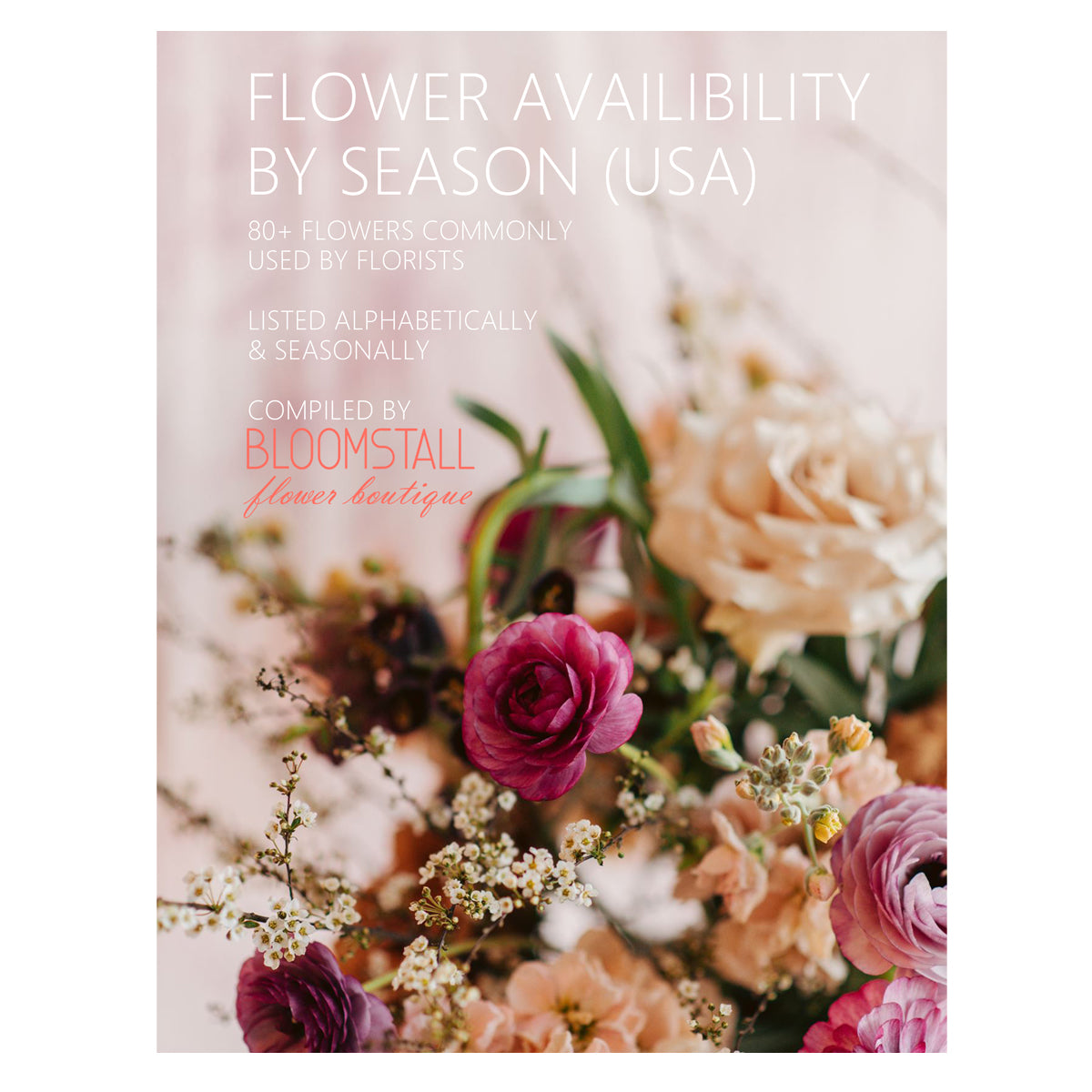 Flower Availability by Season Workbook now available! – Bloomstall ...